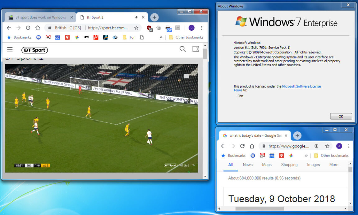 BT الرياضة يفعل العمل على ويندوز 7 - DIY Media Home