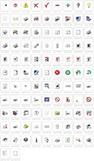 Windows Icons: Reference list with details, locations & images