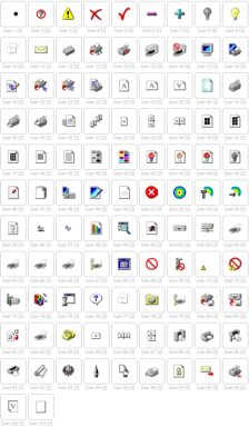 Windows Icons: Reference list with details, locations & images