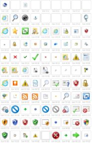 Windows Icons: Reference list with details, locations & images